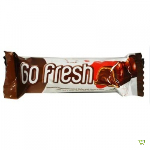 Go Fresh Compound Chocolate Coated Wafer With Cocoa Cream 20g | GoBaqala